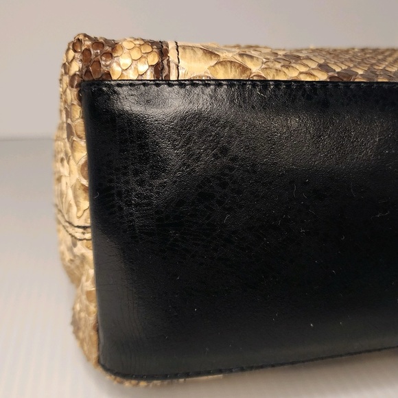 Desmo | Bags | Desmo Made In Italy Genuine Python Super Light Weight ...